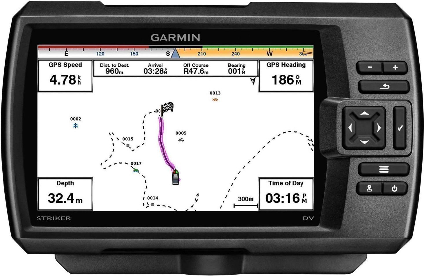 Эхолоты Garmin Striker Plus: модели 7CV и 7SV